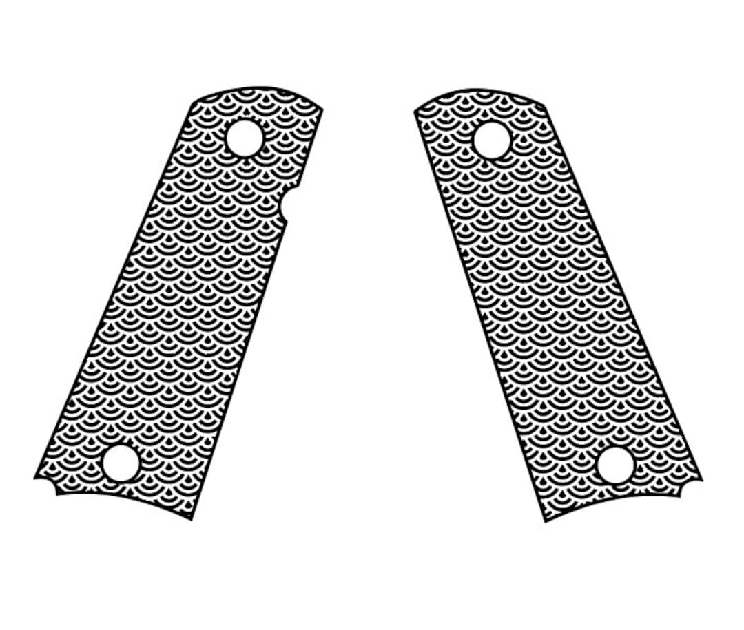 Scales Pattern, 1911, Grips, Stippling, Engraving, Vector, SVG, Ai - Etsy