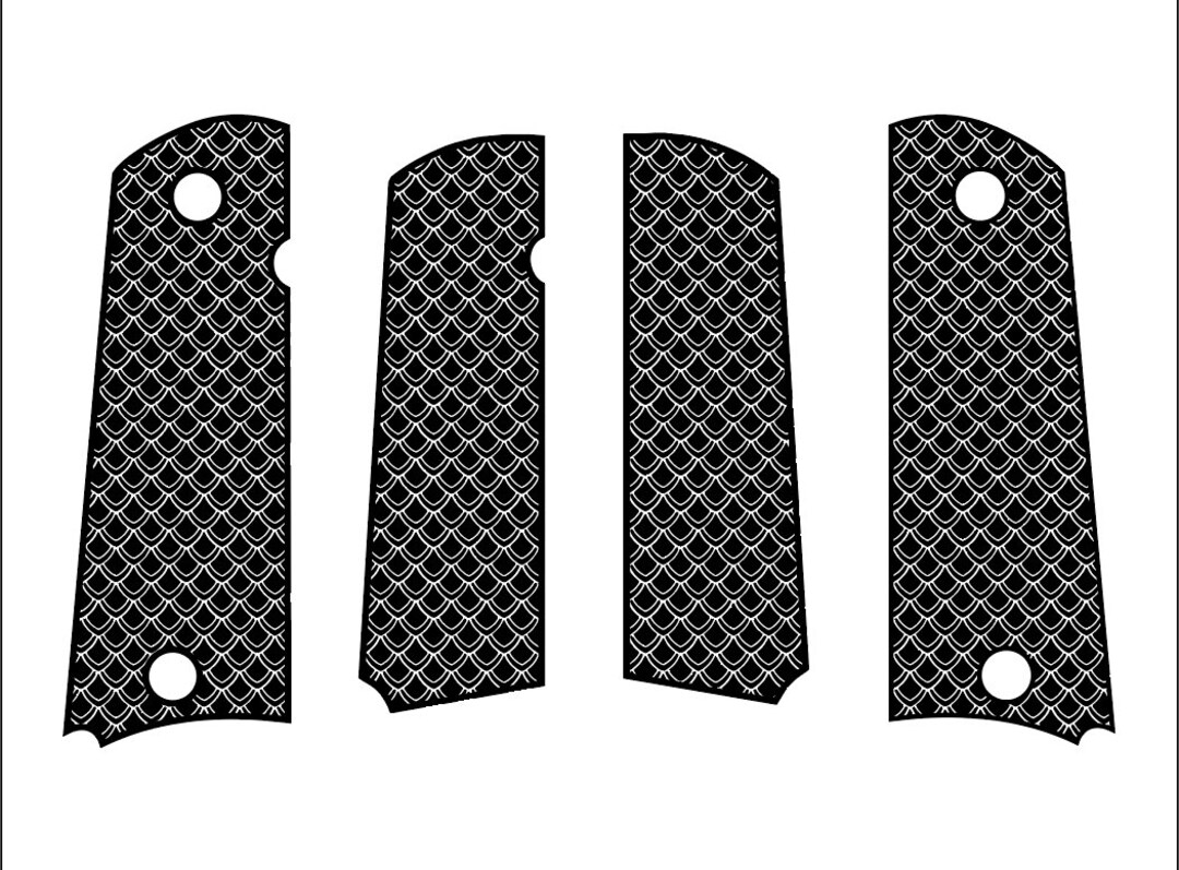 Dragon Scales, Grips, 1911, Stippling, Engraving, SVG, Ai - Etsy