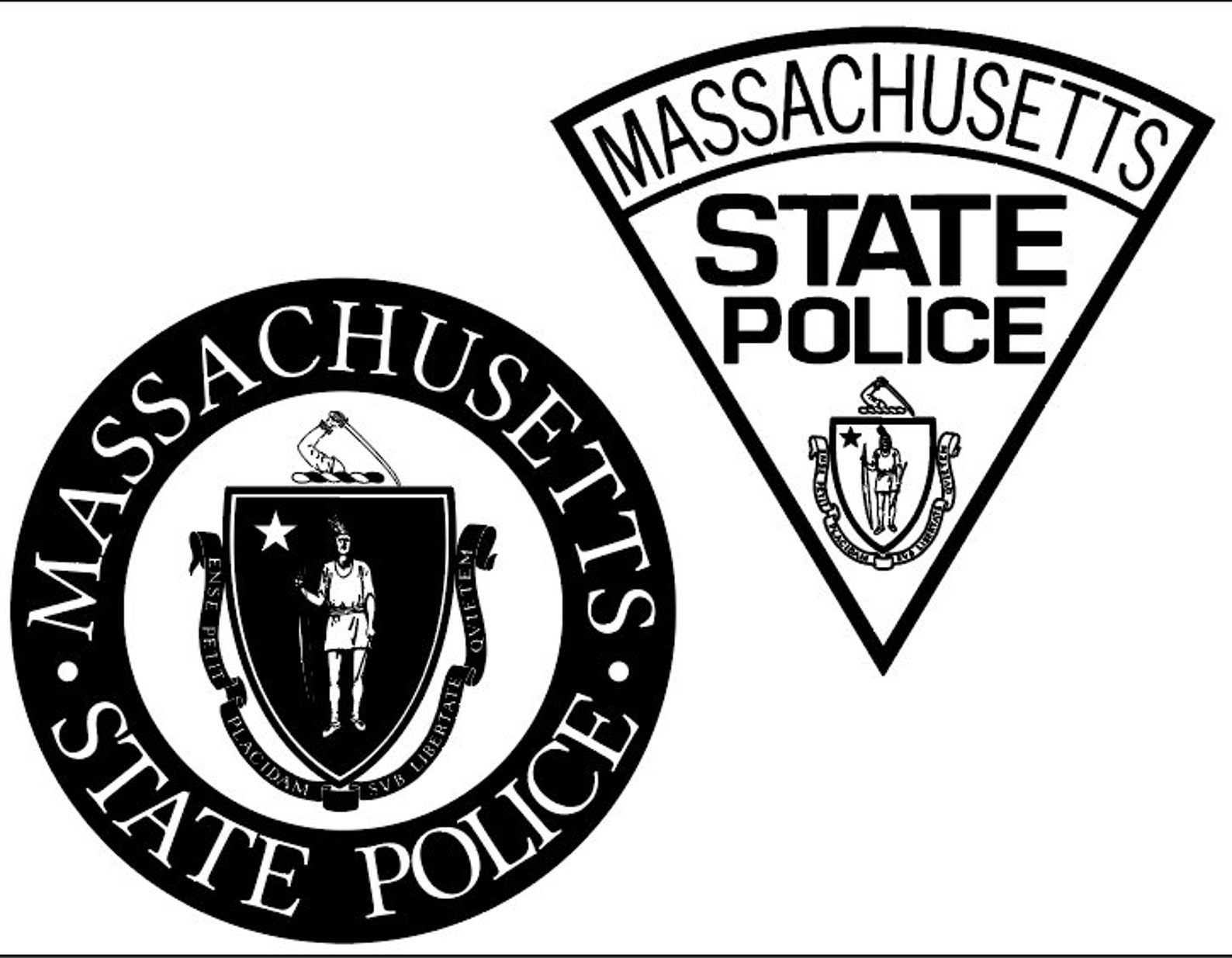 Massachusetts State Police Logo - Etsy