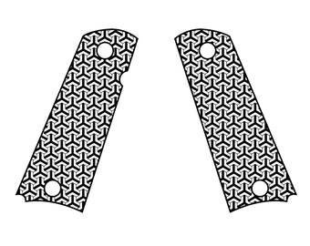 SW S&W 1911 Grips Stippling Engraving SVG Ai - Etsy Israel