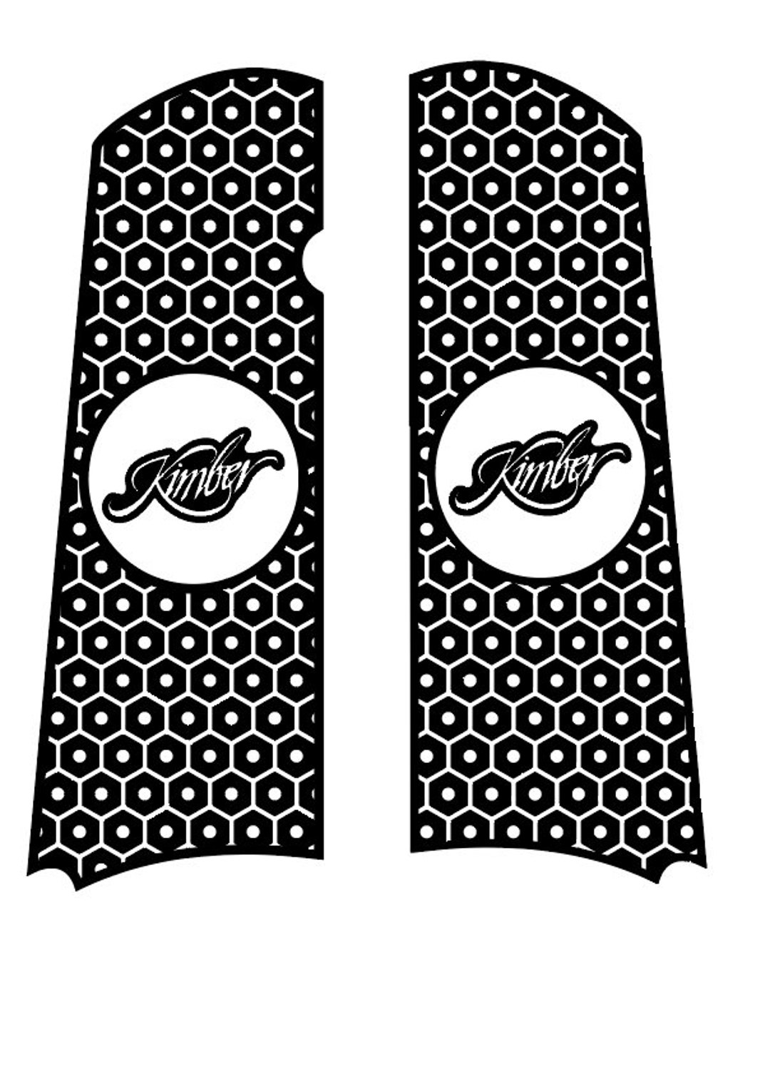 1911, Kimber, Logo, Grips, Stippling, Engraving, Vector, SVG, Ai - Etsy