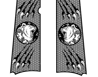 1911 Grips Stippling Engraving SVG Ai - Etsy