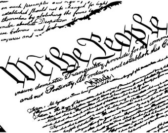 Quarterhouse Preamble to the Declaration of Independence Poster, Social ...