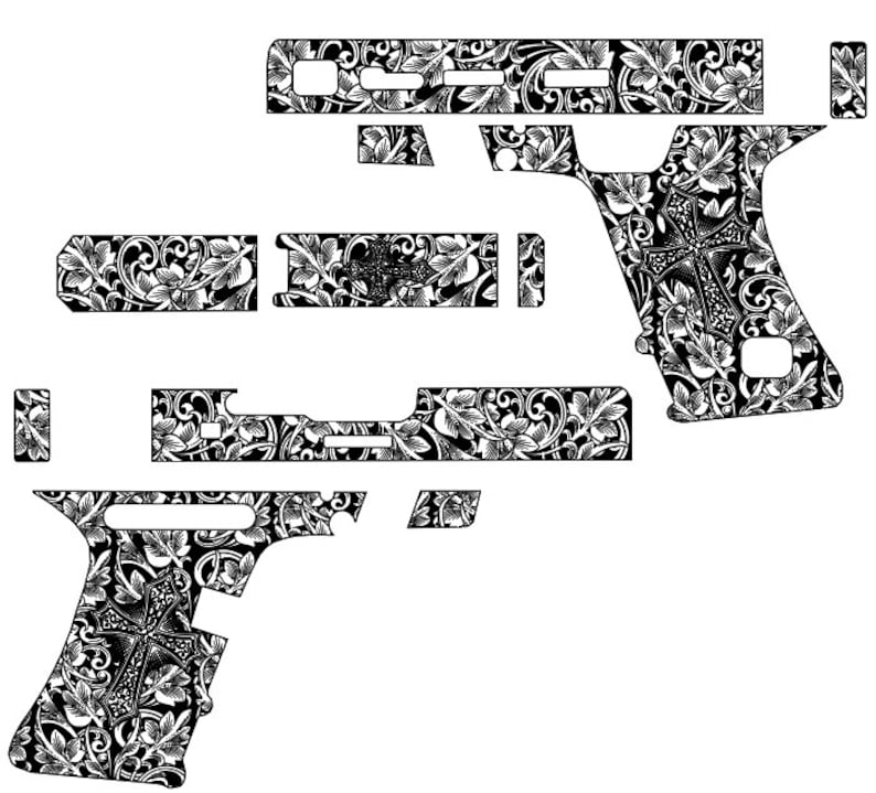 Glock 30, SVG, Ai, Pattern for Laser Engraving. - Etsy