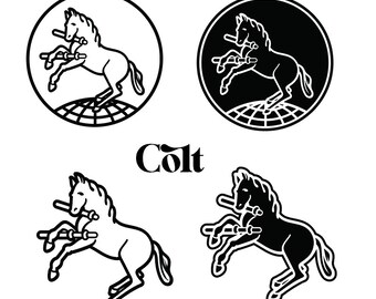 COLT FIREARMS Custom Round Sign Wall/ Mancave/ Office Decor Plaque - Etsy