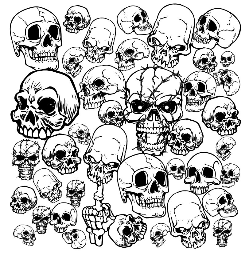 Skull Pattern - Etsy