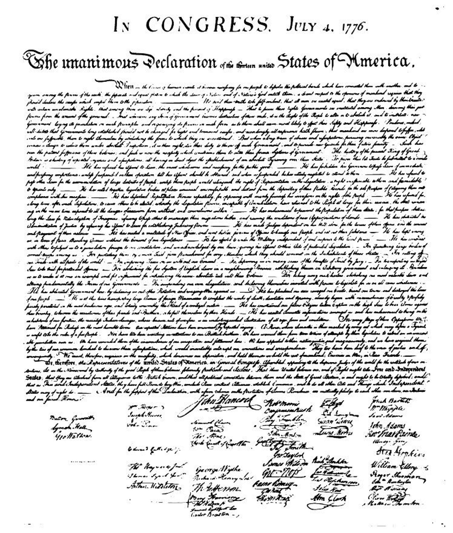 Declaration of Independence 1776 - Etsy