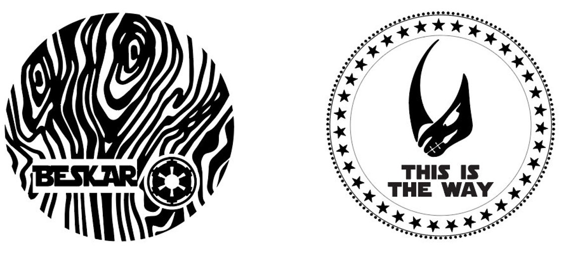 Beskar Coin Mandalorian SVG Ai - Etsy Australia