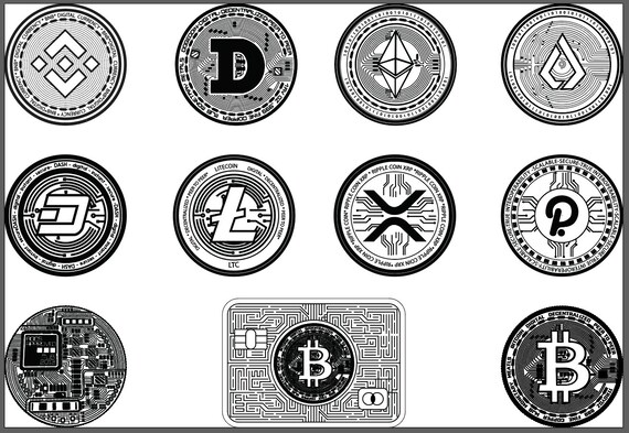 Digital Currency Vectors - Etsy