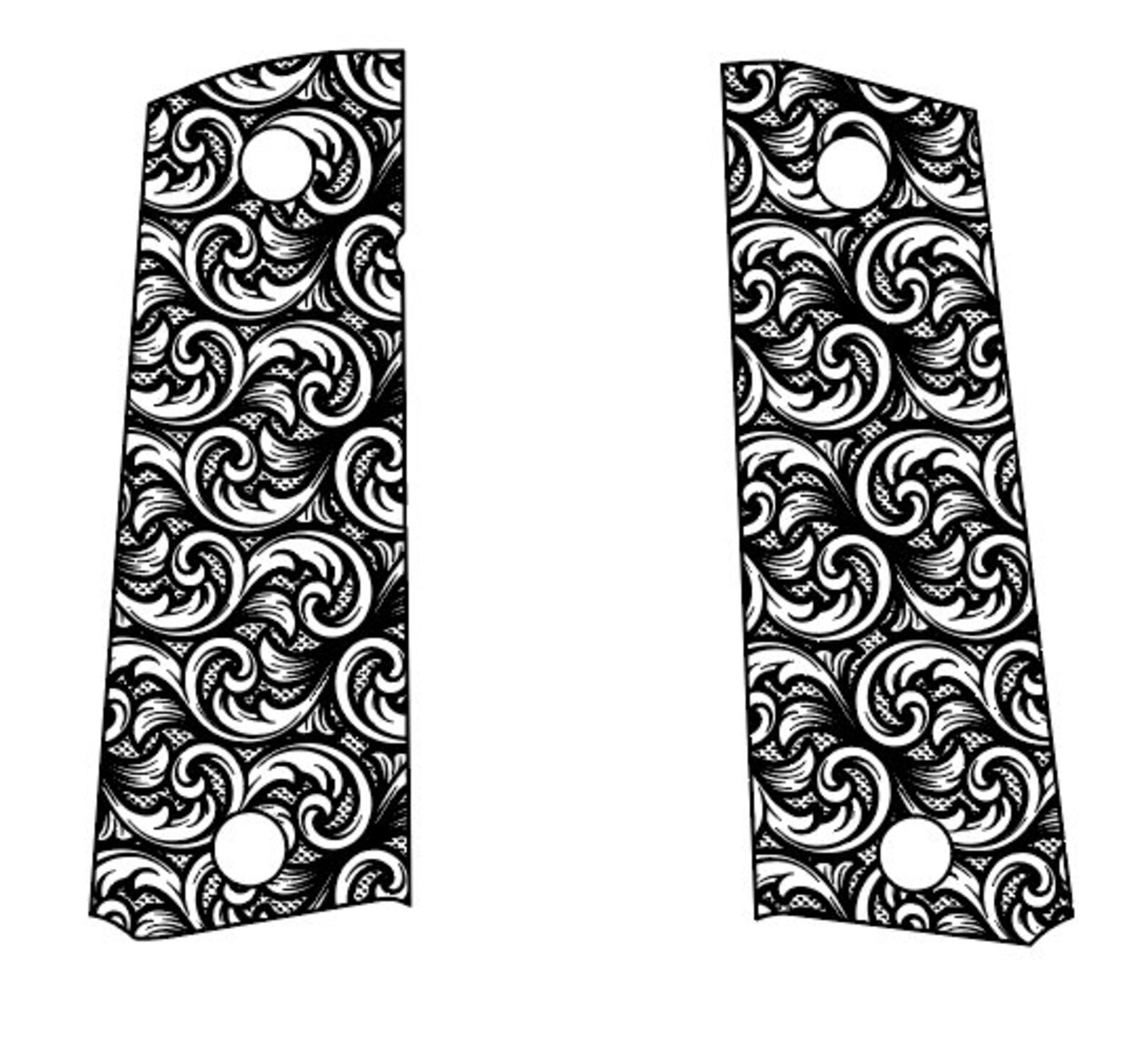 1911, Grips, Laser, Engraving, Vector, SVG, Ai - Etsy