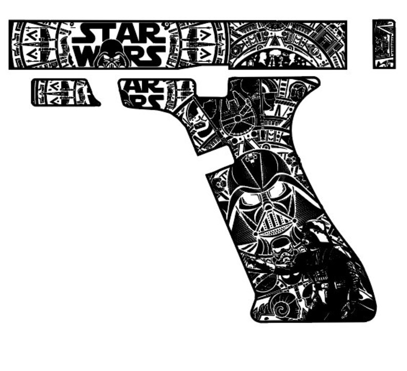 Starwars, Star, Wars, G22, G17, Glock, Stippling, Laser, Engraving ...