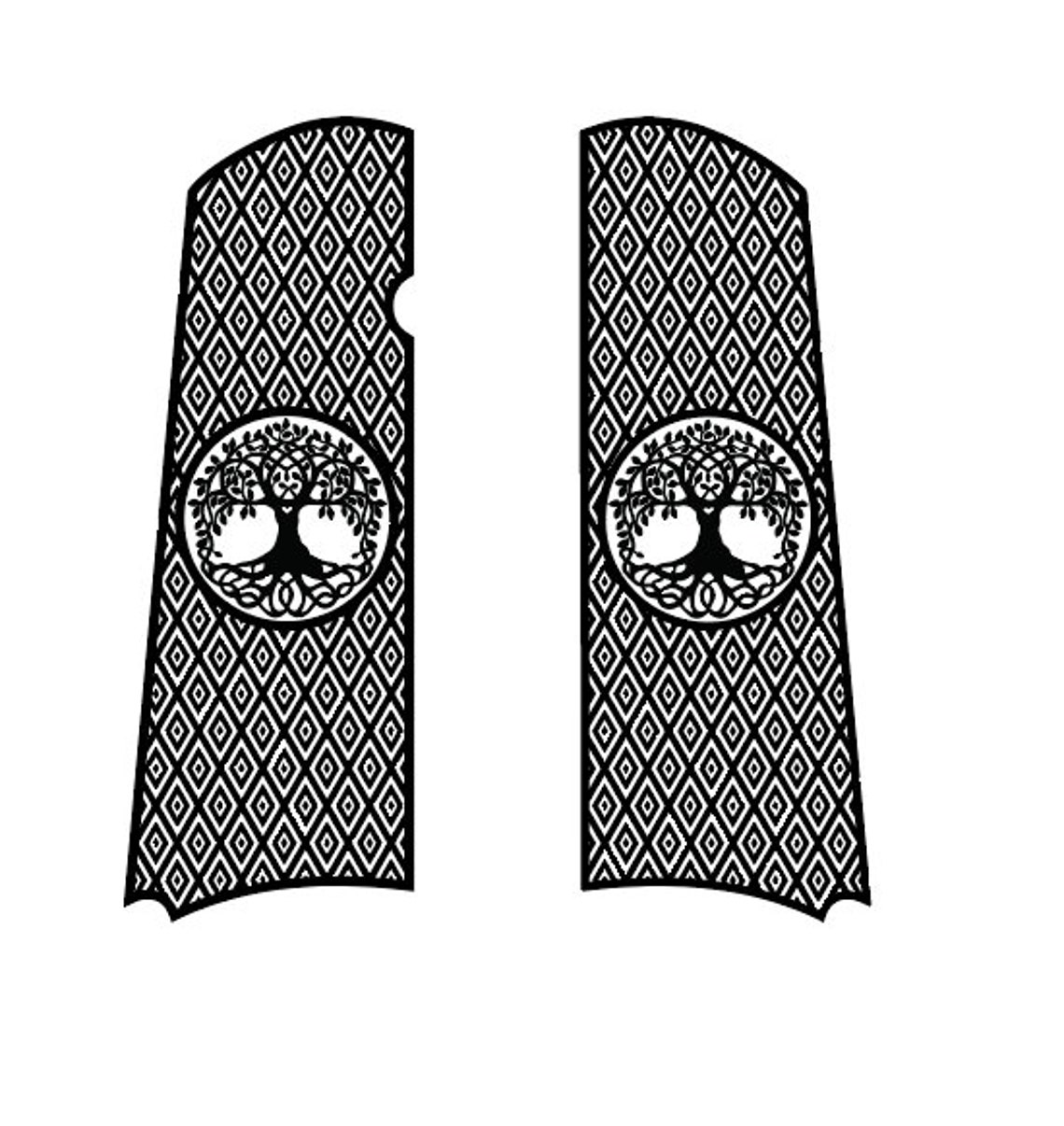 1911 Grips Stippling Engraving SVG Ai - Etsy