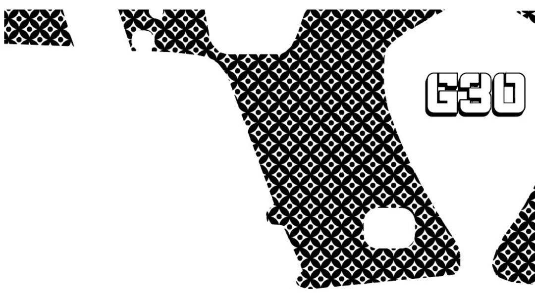 G30, Glock 30, Frame Stippling Vector Files, SCG, Ai - Etsy