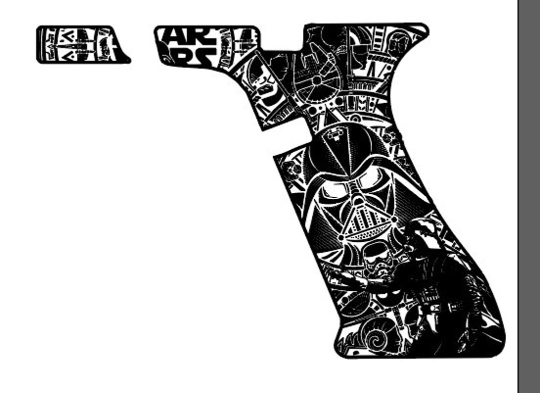 Starwars, Star, Wars, G22, G17, Glock, Stippling, Laser, Engraving ...