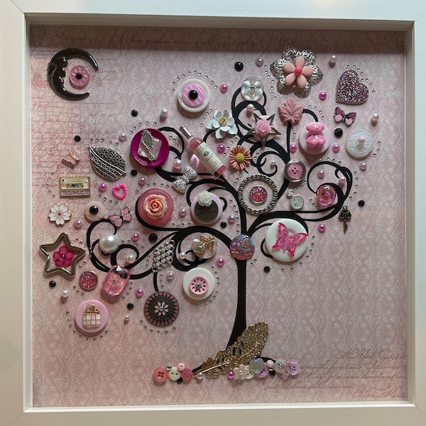 Canvas Button Art - Etsy