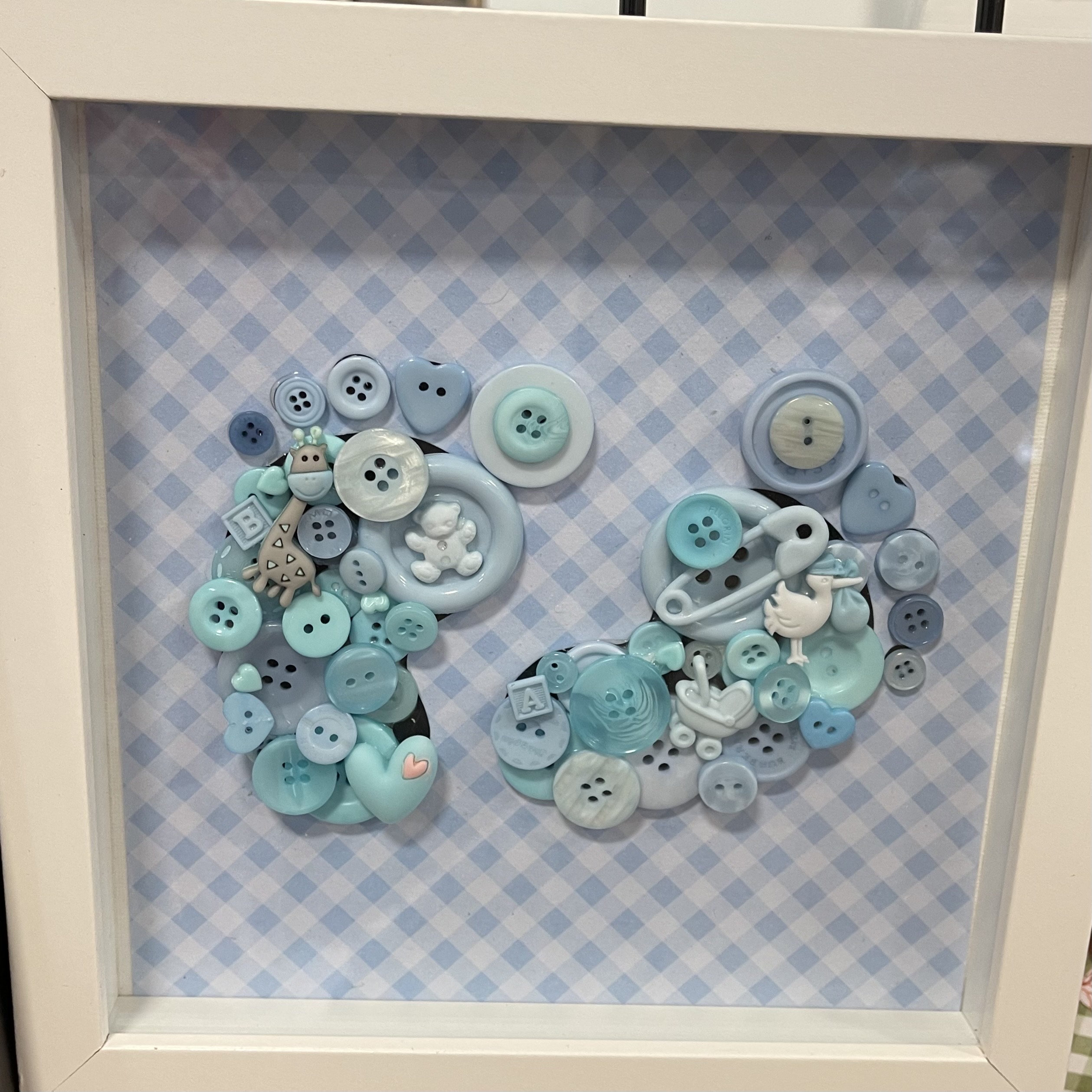 Baby Button Art - Etsy