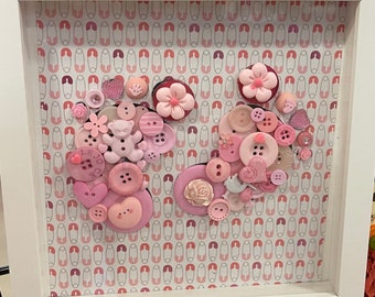 Baby Button Art - Etsy