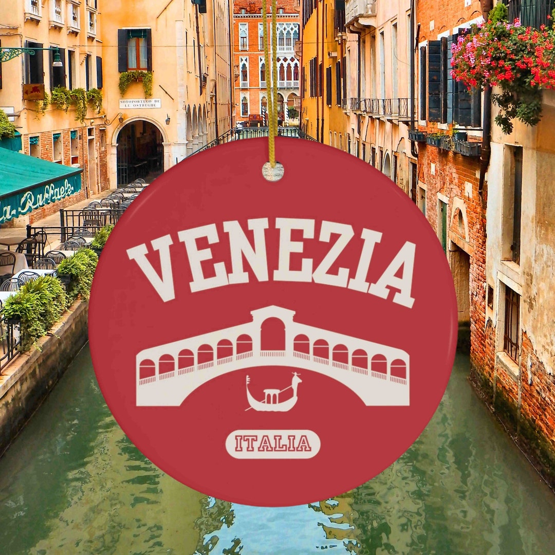 Christmas Holiday Ornaments Venice Italy Gifts Italian Canal Trip ...