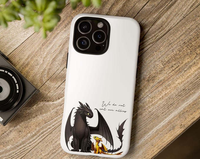 Dragon Phone Case Fantasy Book Theme, Literary Dragon Lover iPhone ...