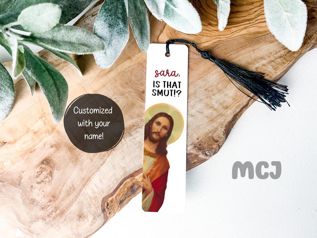 Peeking Jesus is That Smut Bookmark, Bookmark for Smut Readers, Judging ...