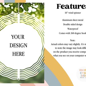 Sun and Moon Wind Spinner, Cresent Moon, Circle Spinner, Vibrant Wind ...