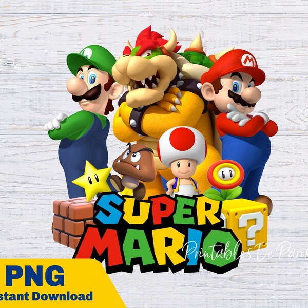 Super Mario Print - Etsy