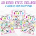 Easter Bingo, Easter Printable Bingo Cards, Easter Party Classroom Game ...