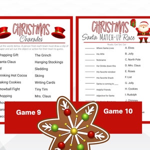 Christmas Game Bundle, Christmas Party Printable Game, Christmas Party ...