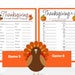 Thanksgiving Game Bundle, Thanksgiving Printable Game, Thanksgiving ...
