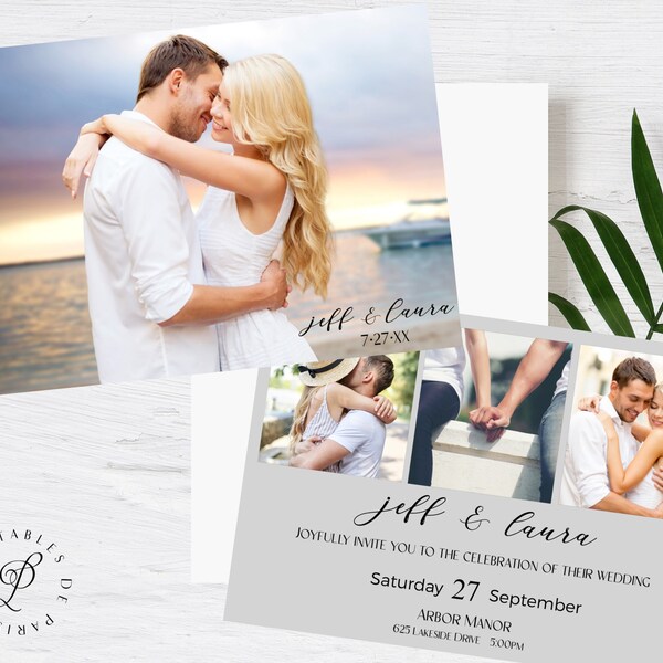 Photo Collage Invite - Etsy
