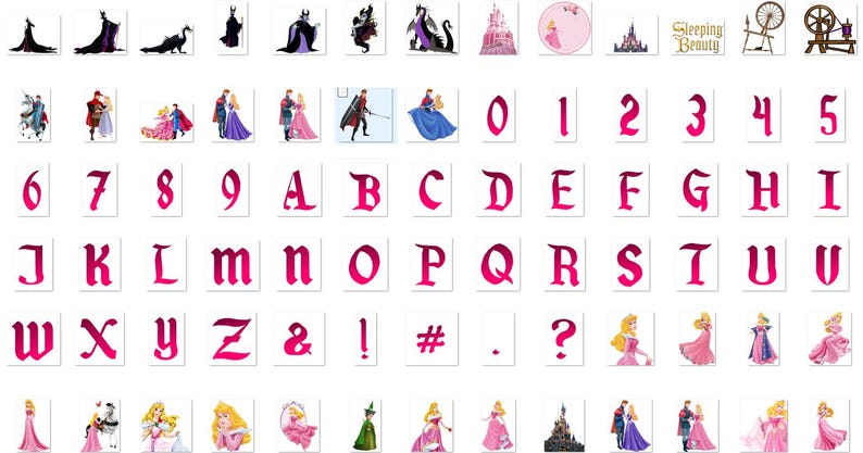 Sleeping Beauty PNG, Sleeping Beauty SVG, Aurora Clipart Bundle ...