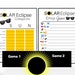 Printable Solar Eclipse Games With Answer Sheets, Solar Eclipse Party ...