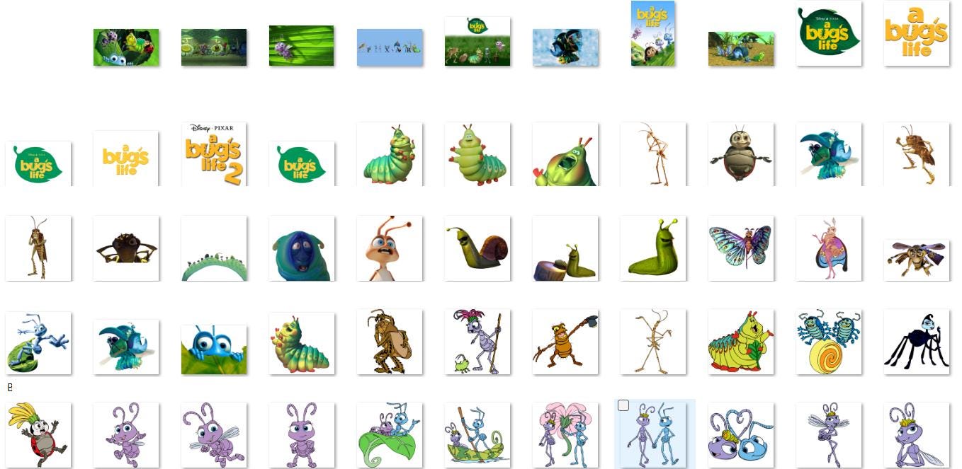 A Bug's Life PNG, A Bug's Life Clipart Bundle, A Bug's Life SVG Bundle ...