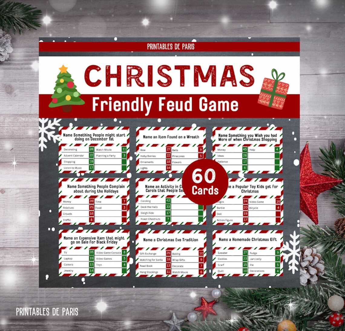 Christmas Mega Game Bundle, Printable Christmas Party Games, Christmas ...