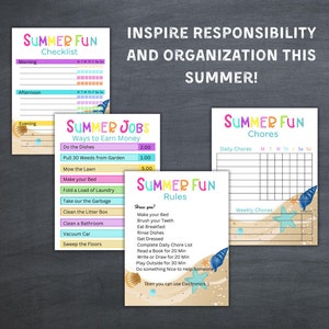 Editable Summer Planner 2024, Printable Summer Kids Planner, Summer ...