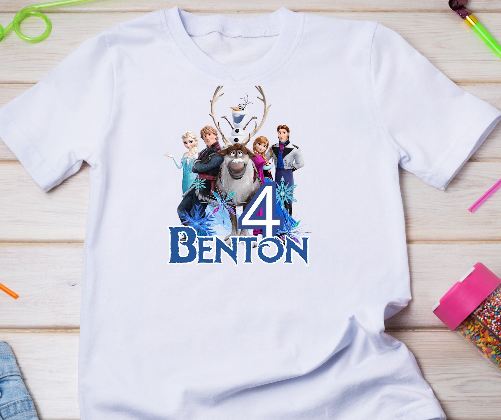 EDITABLE Frozen PNG, Frozen Birthday Name Age, Elsa Anna Birthday Png ...