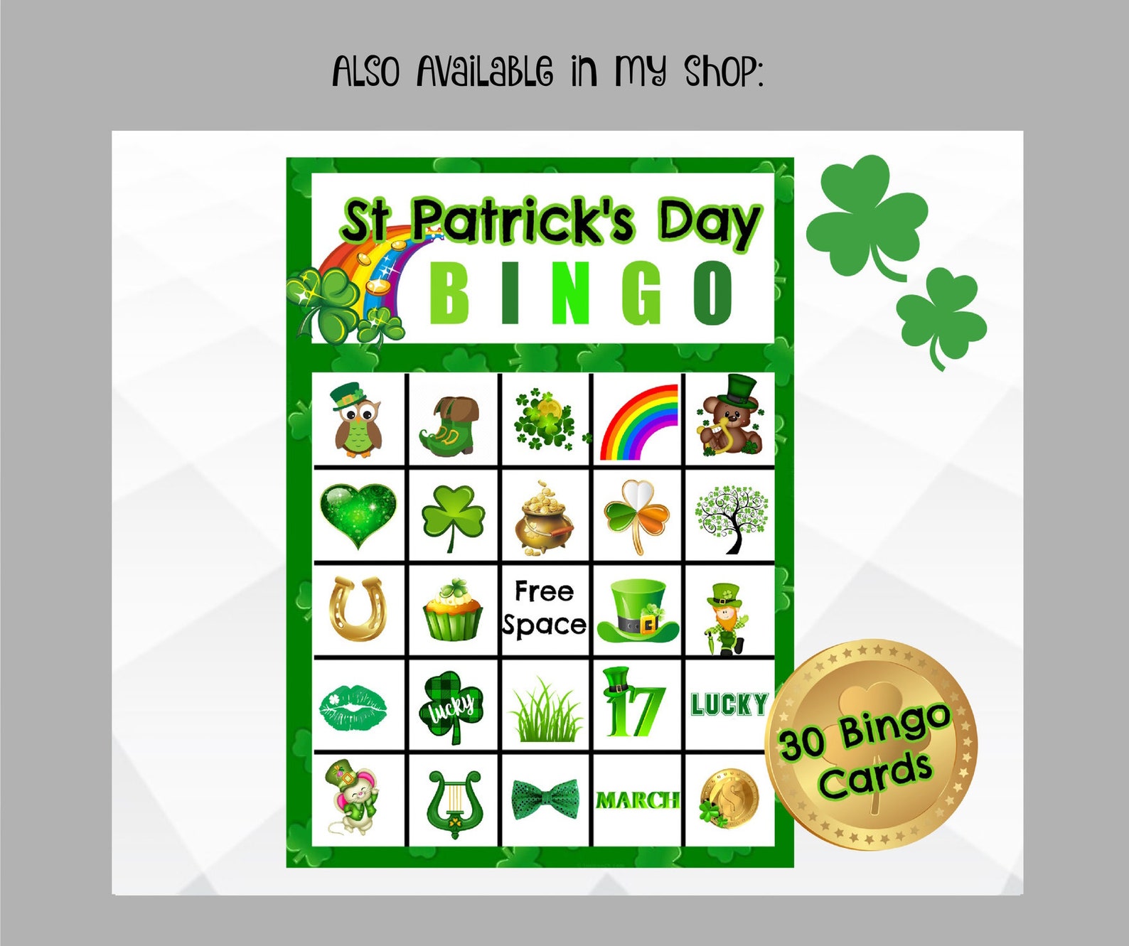 St Patrick's Day Scavenger Hunt St Patricks Treasure Hunt - Etsy