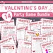 Valentine's Day Printable Games, Valentine's Game Bundle, Valentine's ...