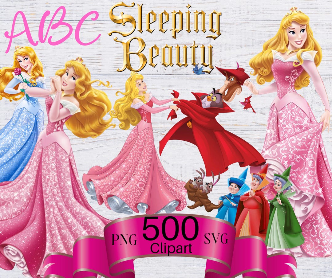 Sleeping Beauty PNG, Sleeping Beauty SVG, Aurora Clipart Bundle ...