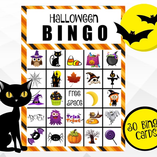 Halloween Bingo - Etsy