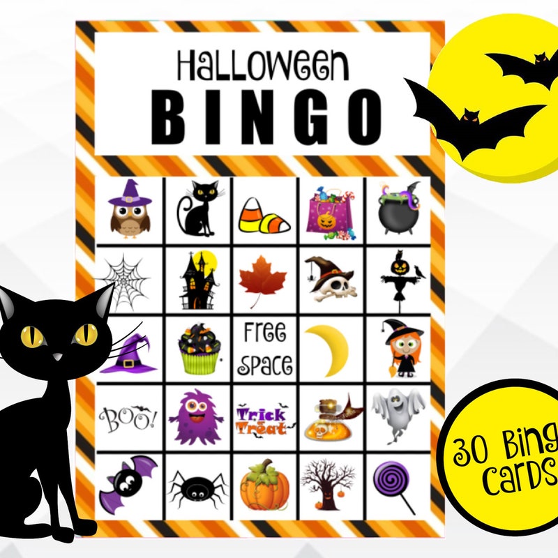 Halloween Bingo - Etsy