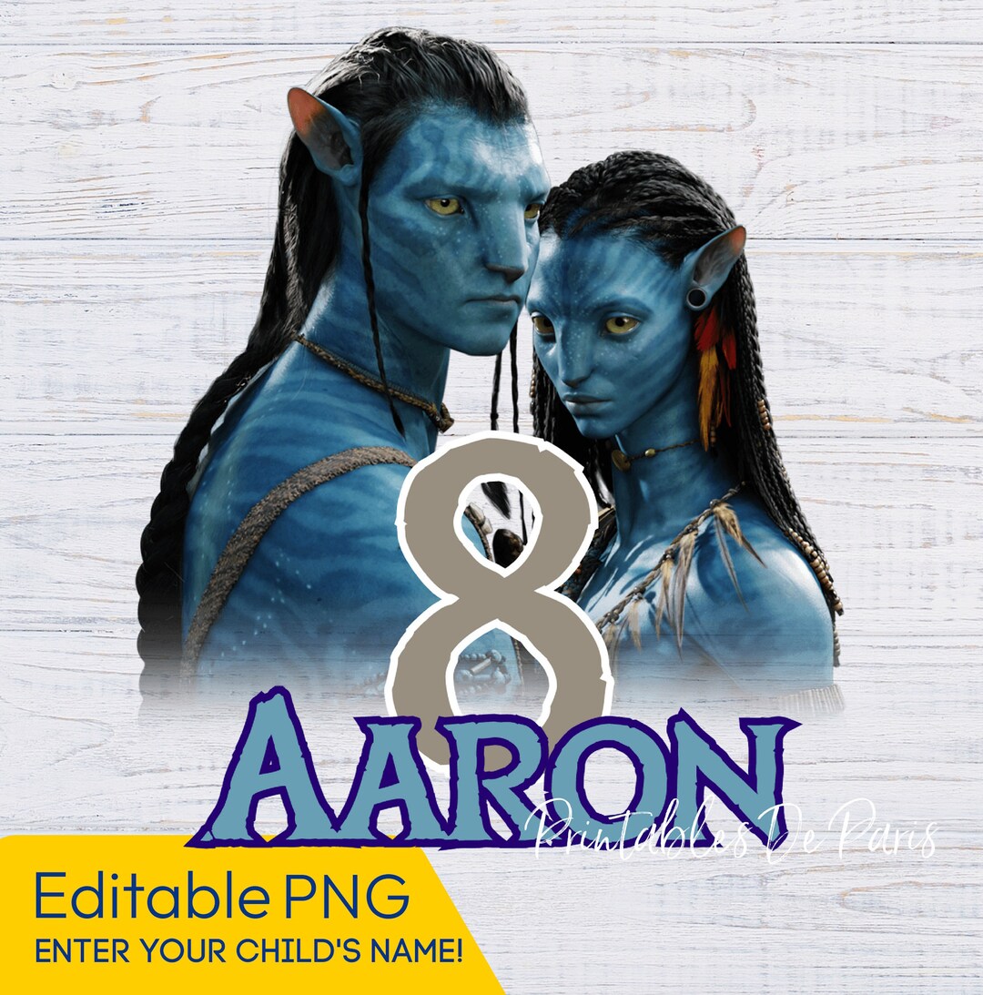EDITABLE Avatar PNG, Avatar Birthday Png, Avatar Birthday Shirt, Avatar ...