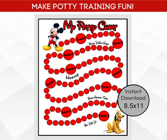 Minnie Potty Training Chart Printable Minnie Mouse Potty, 42% OFF
