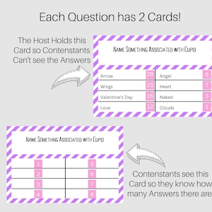 Valentine's Day Friendly Feud Game, Valentine's Party Game, Printable ...