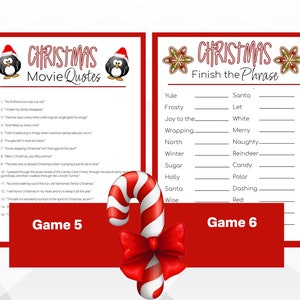 Christmas Game Bundle, Christmas Party Printable Game, Christmas Party ...