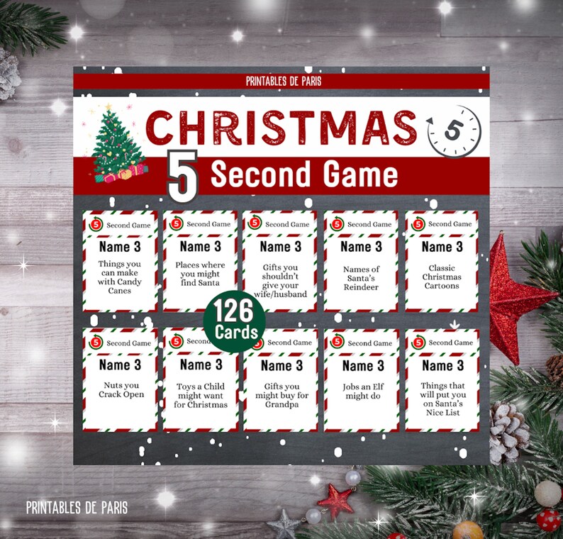 Christmas Mega Game Bundle, Printable Christmas Party Games, Christmas ...