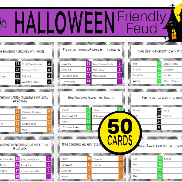 Halloween Games for Kids - Etsy