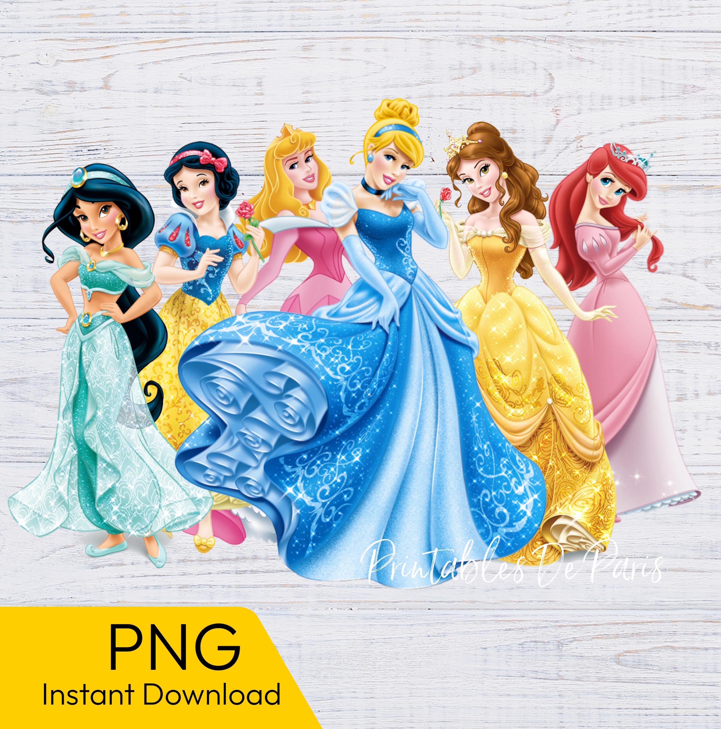 Princess PNG, Princess Clipart for Shirt Iron On, Princess Clipart ...