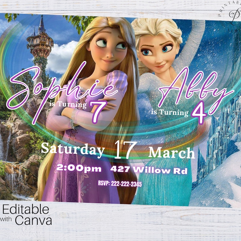 Tangled Digital Paper - Etsy