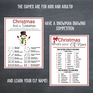 Christmas Game Bundle, Christmas Party Printable Game, Christmas Party ...